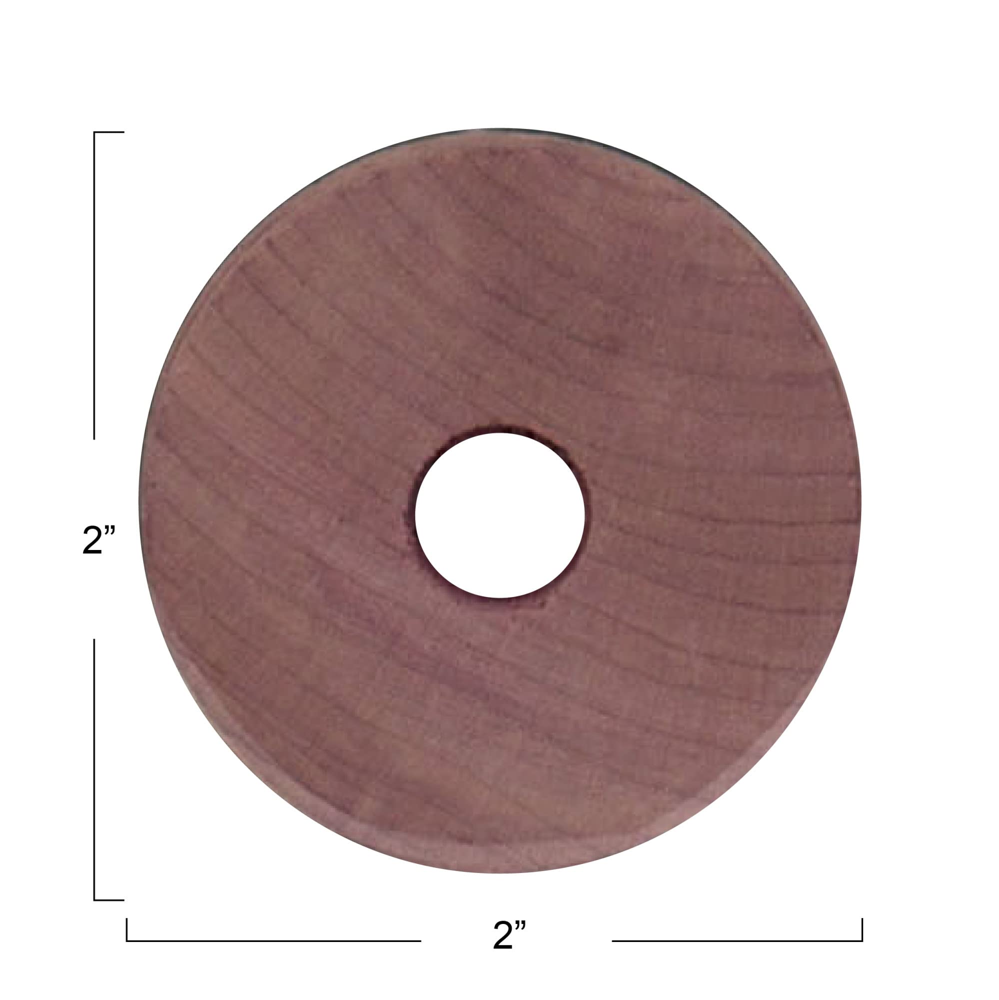Household Essentials 14306 CedarFresh Red Cedar Wood Rings for Hangers - Set of 6