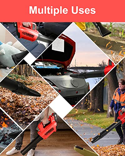 Vpment 460CFM 117MPH 18V Electric Cordless Leaf Blower-6 Adjustable Speeds,4.0 Ah Battery(Charger Included)