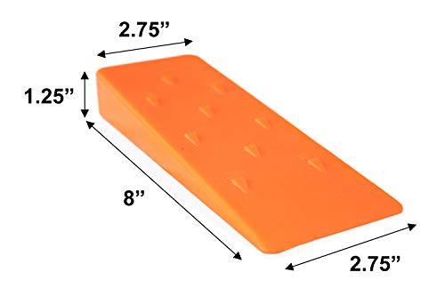 GarMills Tree Felling Wedges Spiked Logging Tools for Chainsaw Tree Log Cutting Set of 4 Pack with 2 x 5.5 Inch and 2 x 8 Inch.