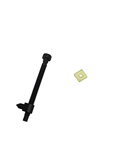 ENGINERUN 51 55 Chain Tensioner Adjuster Screw Adjusting Kit (2 Sets) fits for Husqvarna 44 50 50 Rancher 51 55 238 444 Chainsaws OEM 501 54 63-01 501546301 Ref Stens 635-308