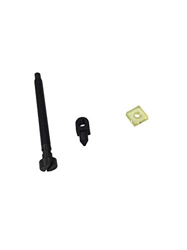 ENGINERUN 51 55 Chain Tensioner Adjuster Screw Adjusting Kit (2 Sets) fits for Husqvarna 44 50 50 Rancher 51 55 238 444 Chainsaws OEM 501 54 63-01 501546301 Ref Stens 635-308