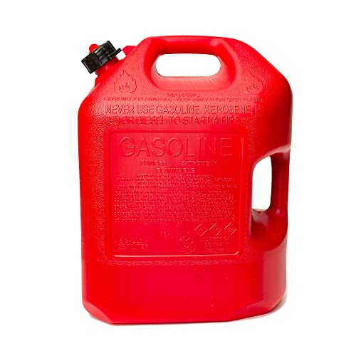 Quick-Flow Spout Midwest Can 6610 Auto Shut Off Gasoline Can - 6 Gallon
