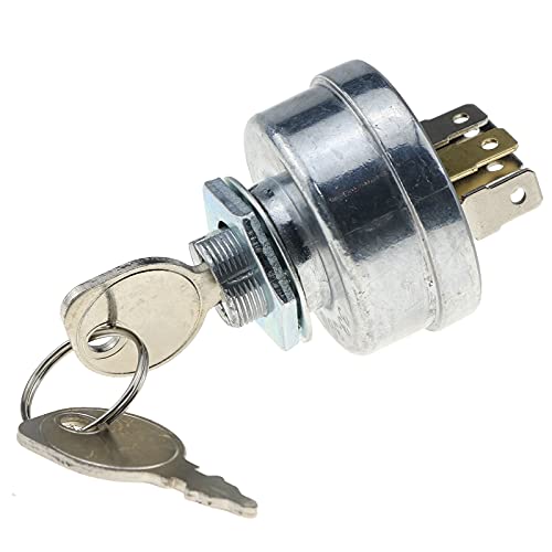 DVPARTS Starter Switch Ignition Key Switch 925-1396A 725-1396 430-770 1686734Sm 1679006Sm for MTD Troy-Bilt Cub Cadet Ryobi White Outdoor Huskee Ranch King Wizard Lawn Chief Statesman