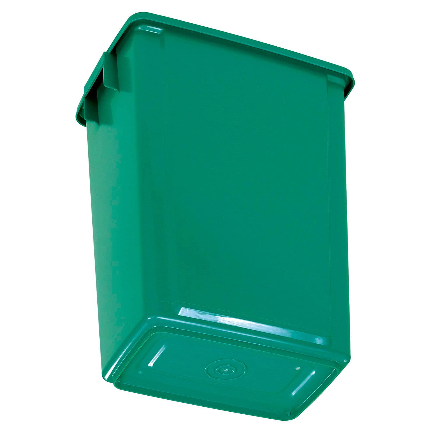 Global Industrial Recycling Container, 15 Gallon, 12" W X 18" D X 24" H, Green