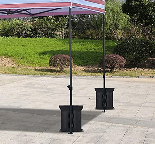 renlog Sand Canopy Weight Bags, 120 LBS Gazebo Tent Weights Sand Bags, 4 Pack (Without Sand)