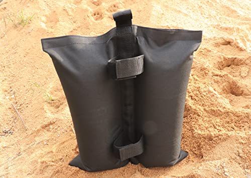 renlog Sand Canopy Weight Bags, 120 LBS Gazebo Tent Weights Sand Bags, 4 Pack (Without Sand)