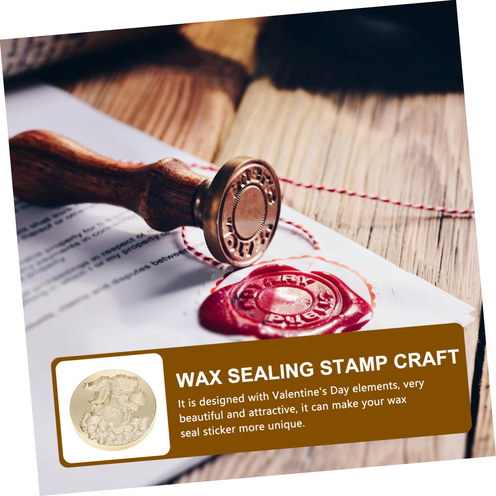 EXCEART 1pc Wax Seal Envelope Seal Stamp Animal Wax Stamp Wax Letter Seal Bunny Envelope Stamp Easter Bunny Vintage Seal Stamp Wax Stamp Seal Animal Stamps Brass Office Old Fashioned Suite