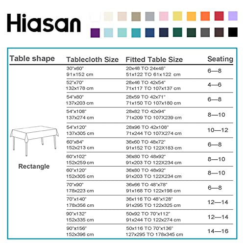 Hiasan 60 x 120 Inch Checkered Tablecloth Rectangle - Waterproof & Wrinkle Resistant Gingham Spring Table Cloth for Outdoor Picnic, Kitchen and Holiday Dinner, Yellow and White