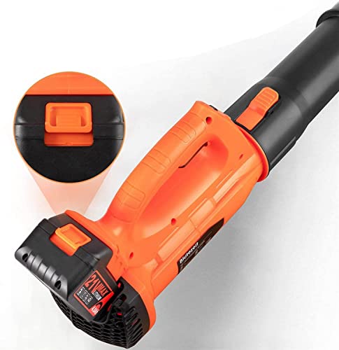 Blütezeit 21V Lithium Battery 4.0Ah Li-ion Battery Packs for Cordless Tools, Long Lasting Big Capacity Battery Cordless Leaf Blower