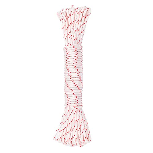 Hipa Recoil Starter Rope 10-Meter (Diameter: 3.0mm) Pull Cord for Husqvarna STHIL Sears Craftsman Poulan Lawn Mower Chainsaw Trimmer Edger Brush Cutter Engine Parts