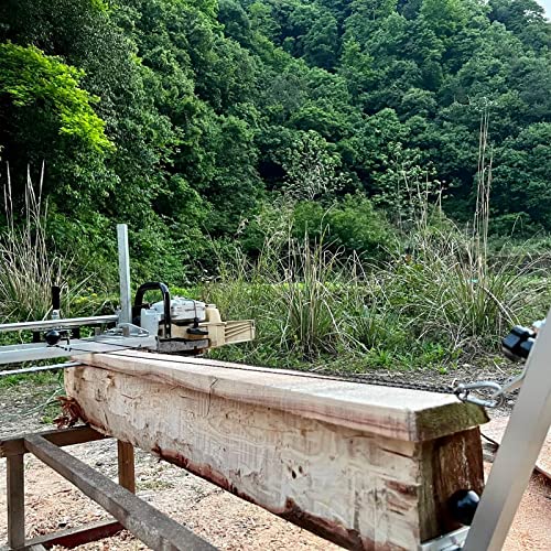 HOTYELL Chainsaw Mill Winch Kit for Chain Saw Milling - Efficient Chainsaw Accessories with Lever Arm, Perfectly Balances the Saw Mill, Easier and Smoother