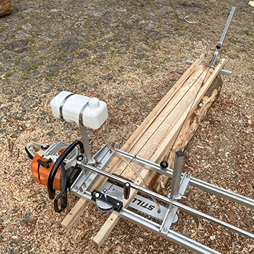 HOTYELL Chainsaw Mill Winch Kit for Chain Saw Milling - Efficient Chainsaw Accessories with Lever Arm, Perfectly Balances the Saw Mill, Easier and Smoother