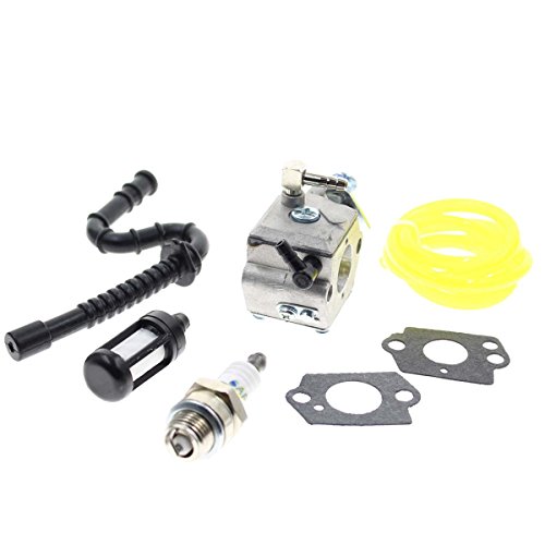 Carbhub Carburetor for Stihl 028 028AV 028 SUPER Walbro WT-16B Tillotson HU-40 with Fuel Line