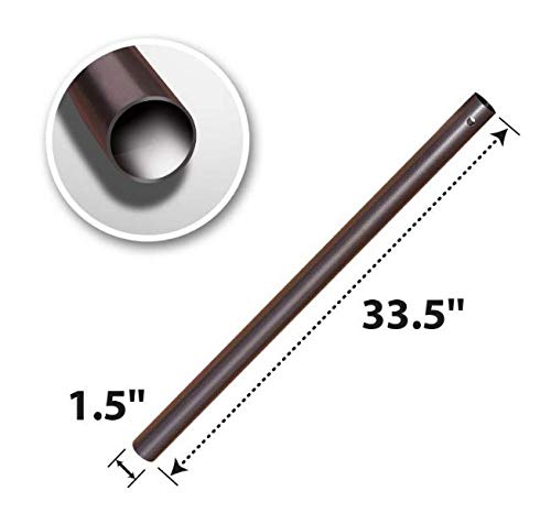 BenefitUSA Replacement Extension Lower Pole for Patio Umbrella (42.5'')