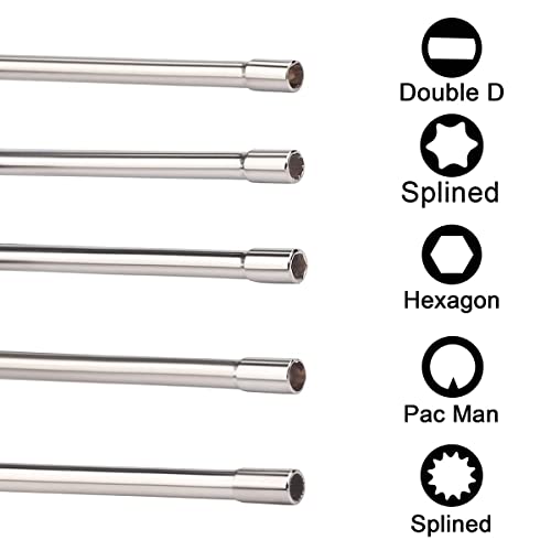 Hipa (Pack of 10 Carburetor Adjustment Tool with Carburetor Cleaning Brush Needle for Common 2 Cycle Small Engine Echo STHIL Poulan Husqvarna MTD Ryobi Homelite Trimmer Weed Eater Chainsaw