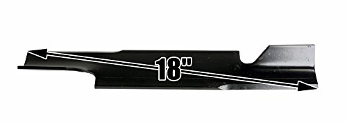 USA Mower Blades U11185BP (3) Extra High-Lift for Simplicity® 5021227ASM Scag® 482878 A48108 Length 18 in. Width 3 in. Thickness .203 in. Center Hole 5/8 in. 36in. 52 in. 54 in. Deck