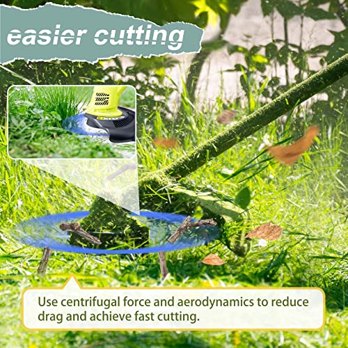 Trimmer String for Ryobi One+ AC14RL3A ,Line String Trimmer Replacement Spool 0.065-Inch Compatible with Ryobi 18v, 24v, and 40v Cordless String Trimmer, 15 Packs(12 Trimmer Line,3 Trimmer Cap)