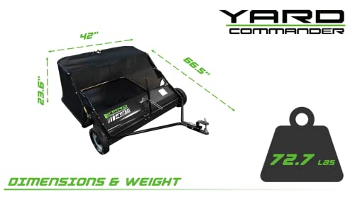 42" Tow Behind Lawn Sweeper