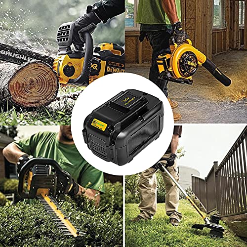 40V 7500mAh Replacement Battery DCB404 DCB406 DCB407 DCB114, Lithium Ion Premium Battery Compatible with Dewalt All 40V MAX Tools