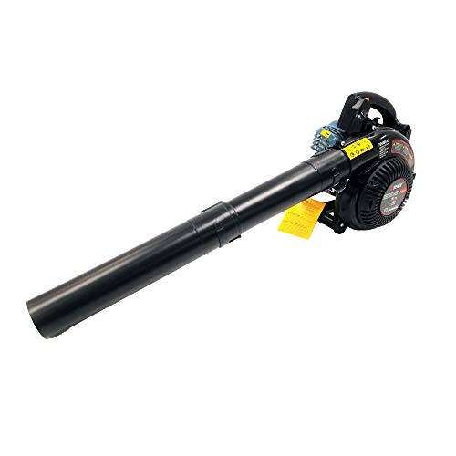 SENIX BLV4QL-M 31cc 4-Cycle Gas Powered Leaf Blower with Vac Kit, Blue