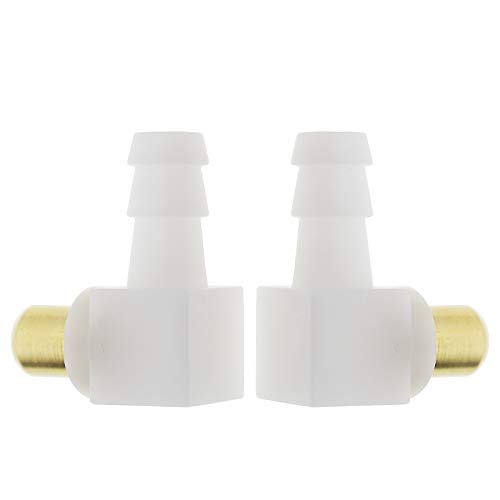 AUTOKAY Pack of 2 692317 493496 Carb Fuel Fitting Elbow Hose Connector Compatible with B&S 494451 Snowblower Lawn Tractor Generator Yardbird Chippe