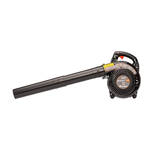 SENIX BLV4QL-M 31cc 4-Cycle Gas Powered Leaf Blower with Vac Kit, Blue