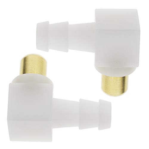 AUTOKAY Pack of 2 692317 493496 Carb Fuel Fitting Elbow Hose Connector Compatible with B&S 494451 Snowblower Lawn Tractor Generator Yardbird Chippe
