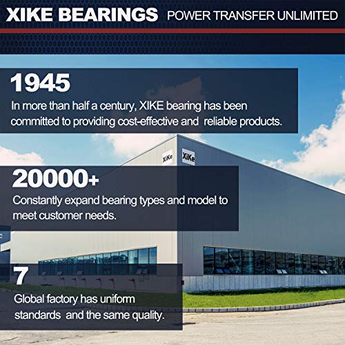 XiKe 4 Pack Flanged Ball Bearing ID 5/8" x OD 1-3/8", Lawn Mower, Wheelbarrows, Carts & Hand Trucks Wheel Hub for Suitable, Replacement for Snapper, Stens, JD, Snapper, MTD, Marathon & AYP Etc.
