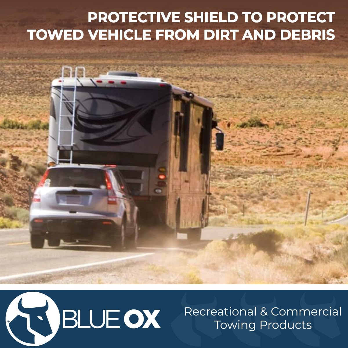 Blue Ox BX8870 KarGard Protective Shield , Black , Standard