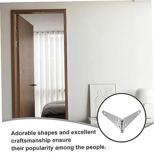 ULTECHNOVO 2pcs T-Hinge Fence Gate Hinges Heavy Strap Hinge Fence Hinges Heavy Duty Strap Hinges Galvanized Strap Hinges Shed Door Hinges Barn Shed Hinges Iron Door Hinges Abs Box Wood Fence