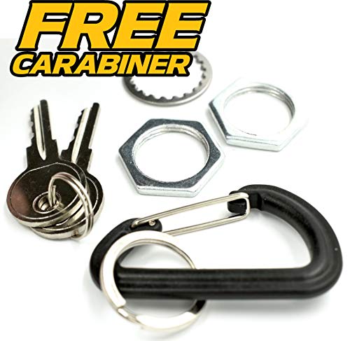 HD Switch Starter Ignition Switch Replaces John Deere TCA22740, TCA15075, AM101561 with 3 Keys & Free Carabiner