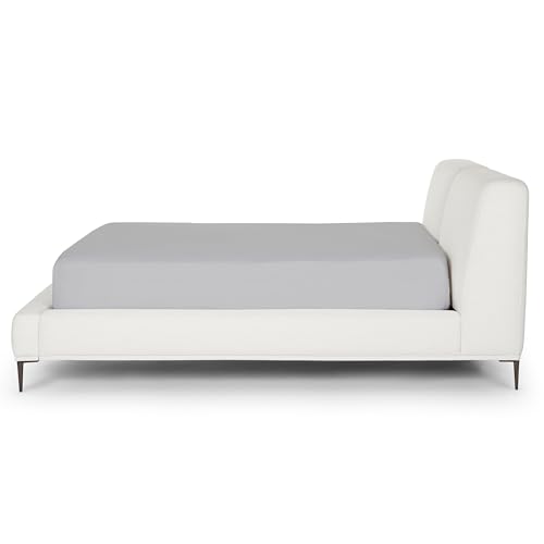 Fitted Sheet Full Size - Premium 1800 Microfiber - Ultra-Soft - Deep Pocket Sheets - Durable and Long Lasting - Full Fitted Sheet Only (Full, Light Grey)