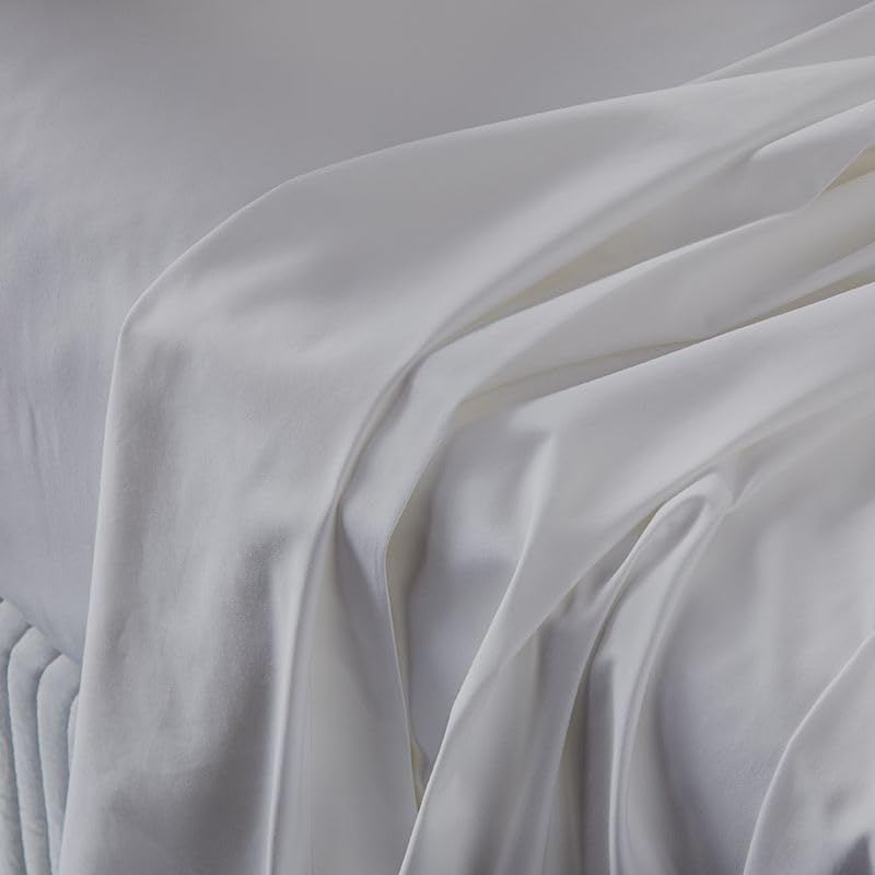 Fitted Sheet Full Size - Premium 1800 Microfiber - Ultra-Soft - Deep Pocket Sheets - Durable and Long Lasting - Full Fitted Sheet Only (Full, Light Grey)
