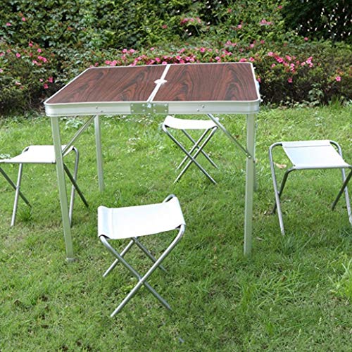 LIRUXUN Folding Table Portable Outdoor Folding Tables Slim Lightweight Small Family Table Suitable for Fishing,Picnic,Camping and Trave