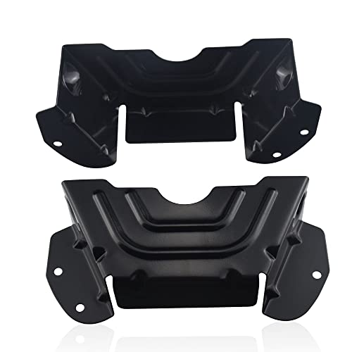 Lawn Mower Parts 783-06424A-0637 42 inch 46 inch Deck Spindle Pulley Belt Guard Cover Compatible with MTD &Troy-Bilt & Craftsman Lawn Mower - 2 Pack (Black), Red