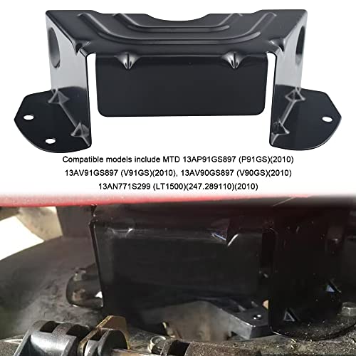 Lawn Mower Parts 783-06424A-0637 42 inch 46 inch Deck Spindle Pulley Belt Guard Cover Compatible with MTD &Troy-Bilt & Craftsman Lawn Mower - 2 Pack (Black), Red
