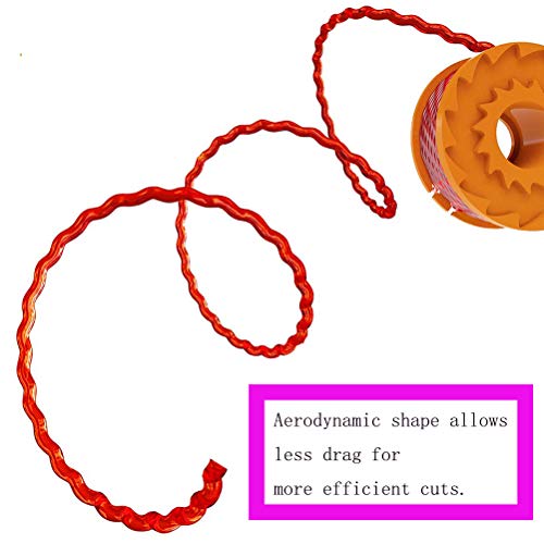 TOPEMAI WA0010 Replacement Trimmer Spool Line 0.065β for Worx WG154 WG163 WG160 WG180 WG175 WG155 WG151 String Trimmer (12 Spools + 3 Caps)