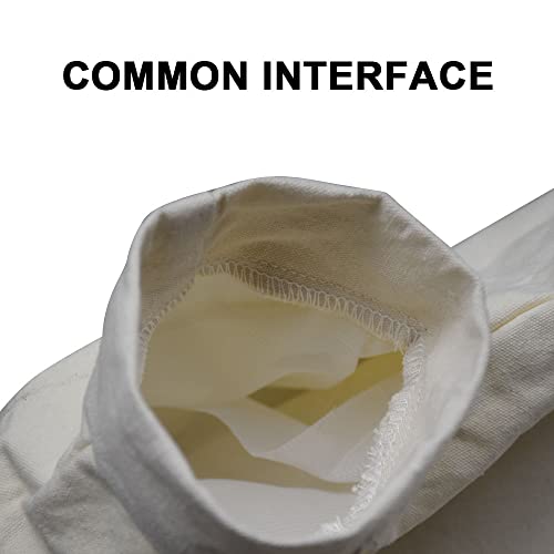 LIZEWEI Universal Leaf Vacuum Blower Bag/Bottom Debris Dump Bag Large Capacity Replacement Collection Bag with Zippered, Used with Various Brands of blowers/vacs with The 3.5 inch Opening
