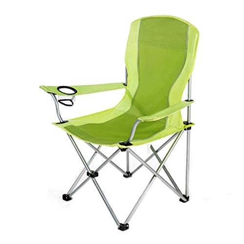 CZDYUF Outdoor Rocker Portable Folding Low Rocking ChairCamping Chair Heavy Duty Lumbar Back Support Oversized Quad Arm Chair Padded Folding Deluxe (Color : Gray)