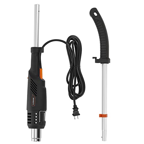 GARDSURE Weed Burner, Powerful 1800W Electric Weed Burner with 700°C Temperature, 2 Nozzles and 3M Cable - Efficient and Environmentally Friendly Solution for Weed Removal, BBQ and More
