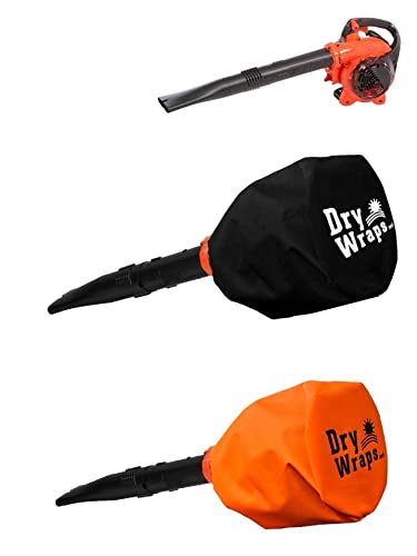 Dry Wraps Waterproof Handheld Blower Cover - 100 Percent Authentic DryWraps - Protection from The Elements (Orange)