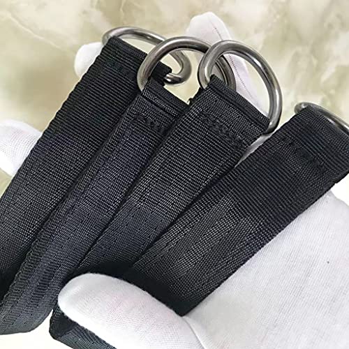 HYXXYY Hammock Straps for Tree, 2pcak Swing Straps Hanging Kit Short Hanging Straps Heavy Duty Tree Strap with Safety Lock Carabiner 440lbs Capacity Used for Exercise Pulley Hammocks Swing Chair