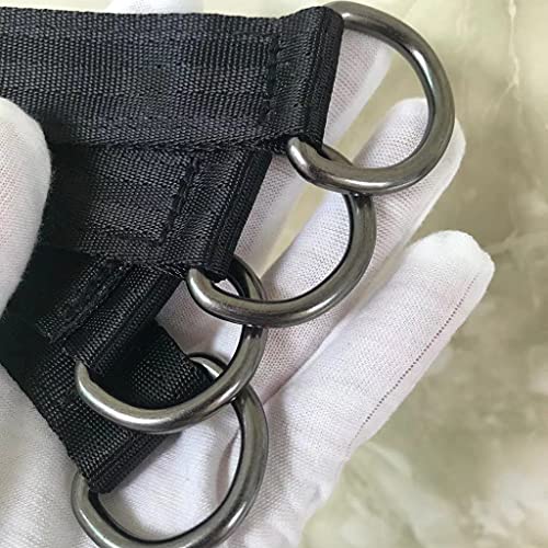 HYXXYY Hammock Straps for Tree, 2pcak Swing Straps Hanging Kit Short Hanging Straps Heavy Duty Tree Strap with Safety Lock Carabiner 440lbs Capacity Used for Exercise Pulley Hammocks Swing Chair