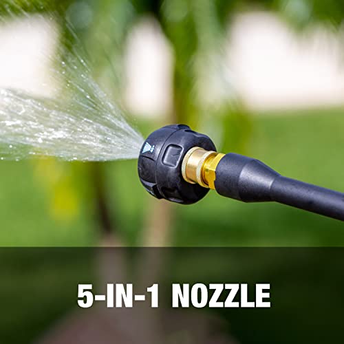 Sun Joe 24V-X2-PW1200 1196 Max PSI 1 GPM 48-Volt iON+ Cordless Portable Pressure Washer Kit w/ 2 x 4.0-Ah Batteries and Charger