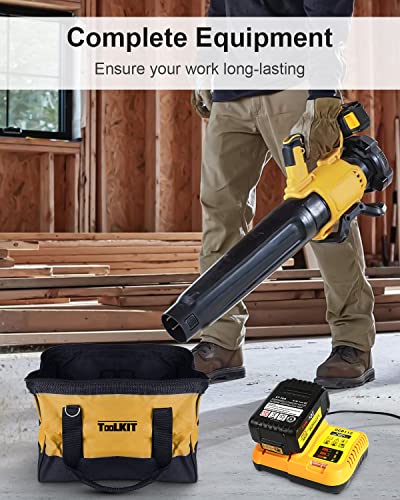 2Pack 6000mAh Replacement for Dewalt 20v Battery with a Charger (Include One Toolkit)