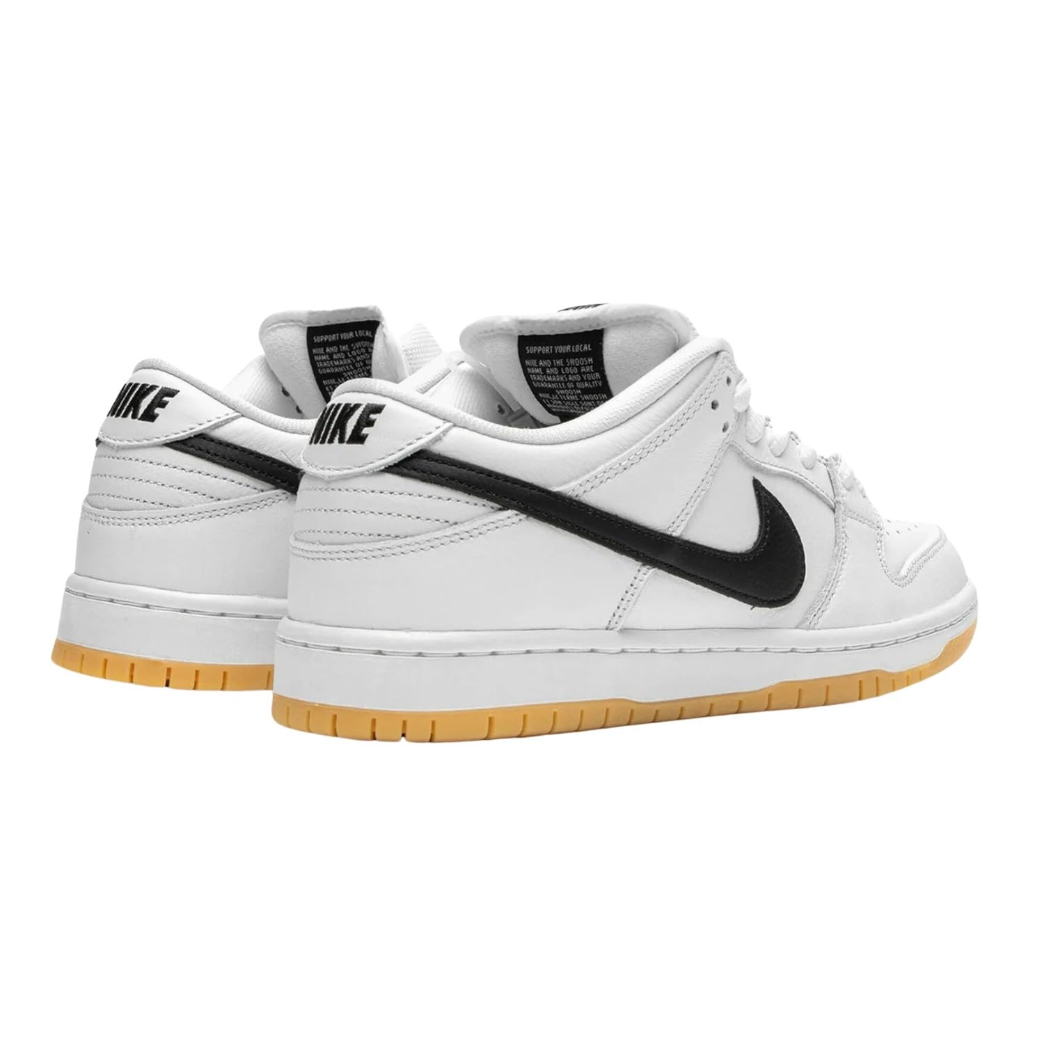 Nike Sb Dunk Low Pro Mens Shoes Size - 9 White/Black/White
