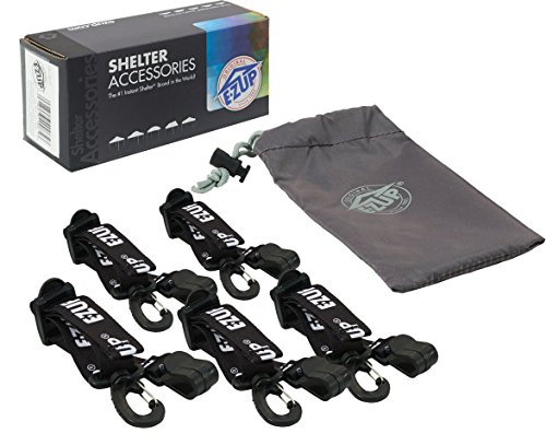 E-Z UP EZCP5PK, Set of 5, Black Canopy Hanging Clips, 5-pck