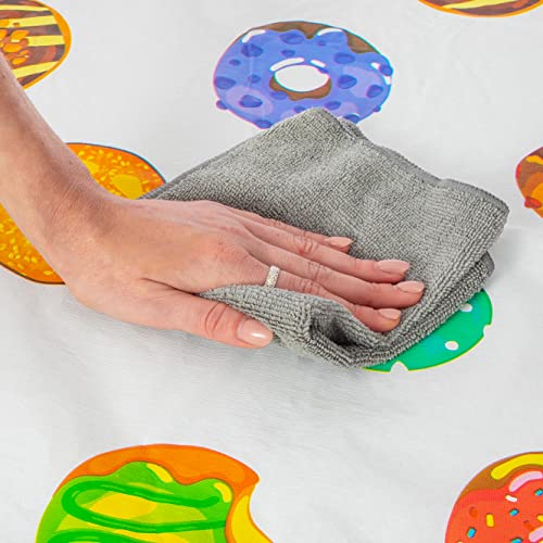 Tablecloth for Folding Table -Fitted Rectangular Table Cloth for 6 Foot β Size 32 x 72 inch - (180 x 75 cm) Plastic Vinyl Flannel Backed with Elastic Rim- for Christmas|Parties, Waterproof