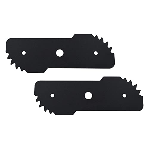 2 PK 243801-02 Edger Blade (7-3/4" x 2-3/4"), Compatible with Black & Decker LE750 & EH1000 EB-007AL Lawn Edger Blade - Replacement 243801-00, 243797-00, 40-519, for Craftsman Model CMEED400, (2 PK)