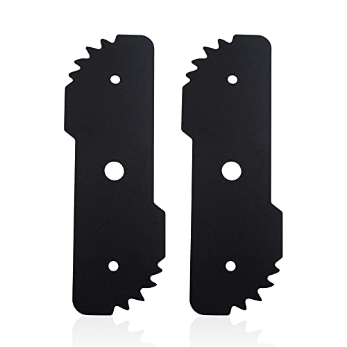 2 PK 243801-02 Edger Blade (7-3/4" x 2-3/4"), Compatible with Black & Decker LE750 & EH1000 EB-007AL Lawn Edger Blade - Replacement 243801-00, 243797-00, 40-519, for Craftsman Model CMEED400, (2 PK)